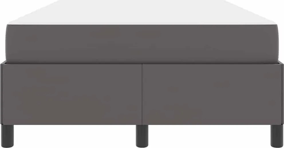 Rám postele s matrací Šedá 120 x 200 cm textil 3398997
