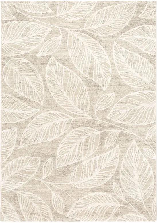 Moderní kusový koberec Ragolle Argentum 63687 7565 Listy rostlin béžový Rozměr: 160x230 cm