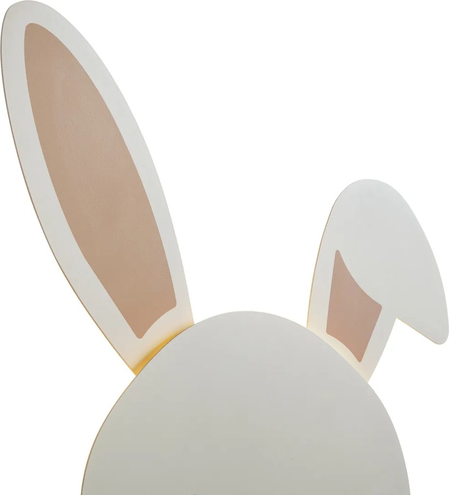 Dětské nástěnné svítidlo béžové s detaily vč. LED s 3-stupňovým stmíváním - Benny the Bunny