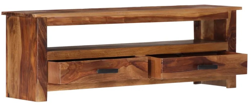 TV stolek 118 x 30 x 40 cm masivní dřevo 247715