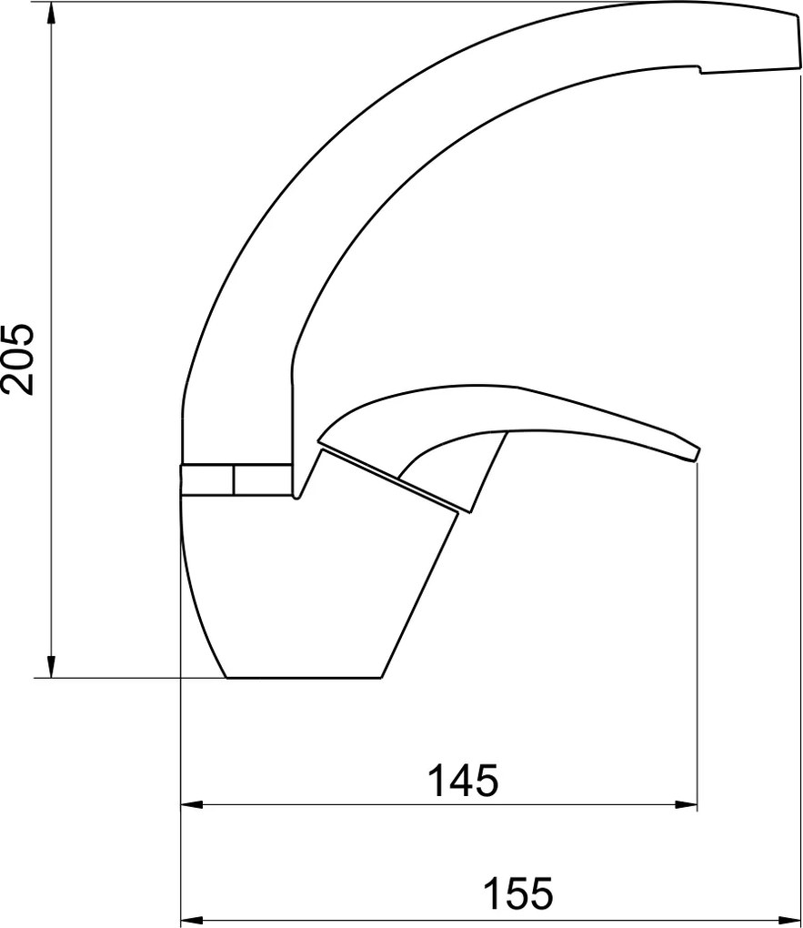 Novaservis Metalia 57 Umyvadlová dřezová baterie, chrom, 57016,0