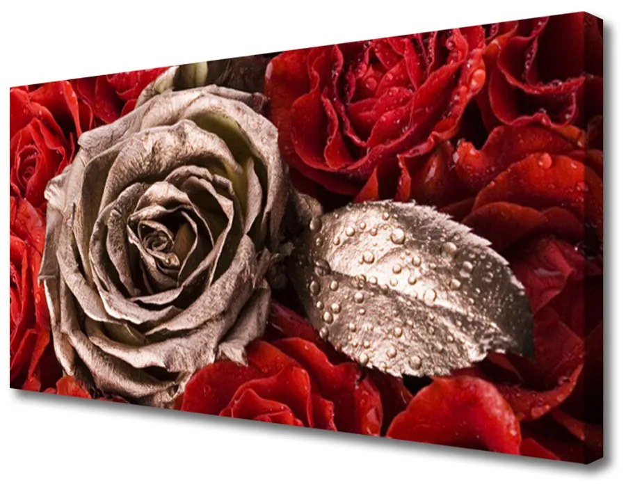 Obraz na plátně Růže Květiny 100x50cm