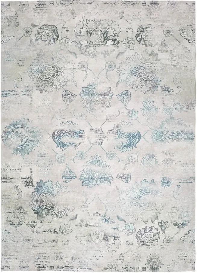 Šedý koberec s příměsí bavlny Universal Chenile Gris, 80 x 150 cm
