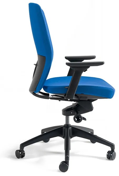 Office Pro Kancelářská ergonomická židle BESTUHL J2 BP — více barev, bez podhlavníku Modrá 214