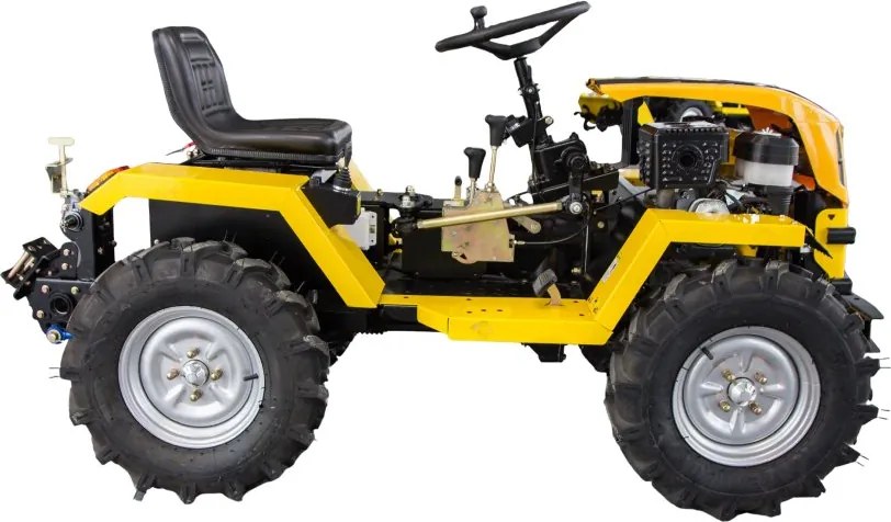 Tauros ZX18 4x4 / benzin - malotraktor s kosou a kultivátorem