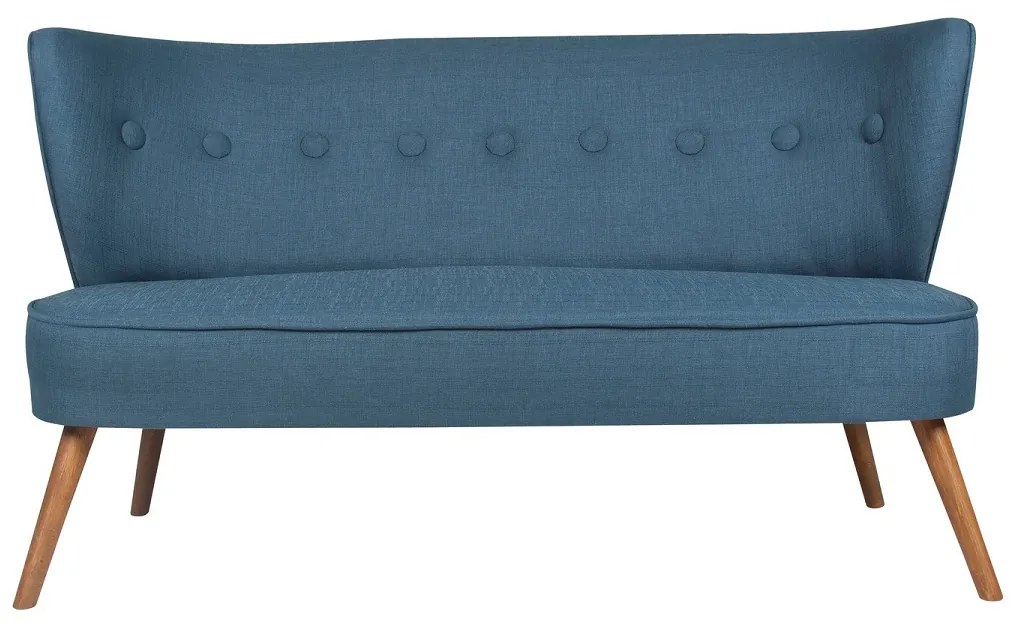 Designová pohovka Verena 141 cm modrá