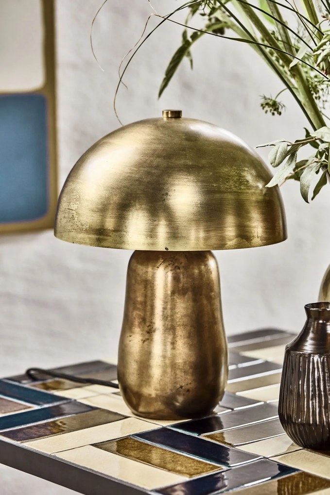 House Doctor Stolní lampa Roomie Antique brass, měděná barva, kov