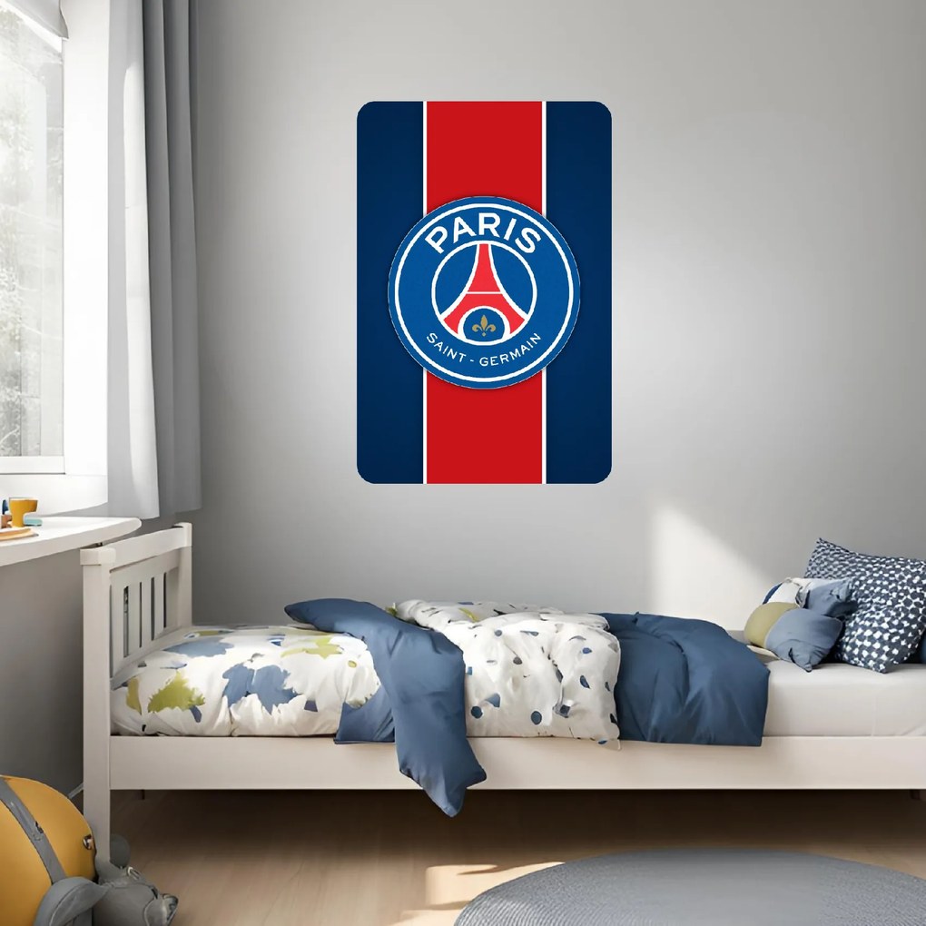 Textilní samolepka na zeď "Paris Saint-Germain FC"
