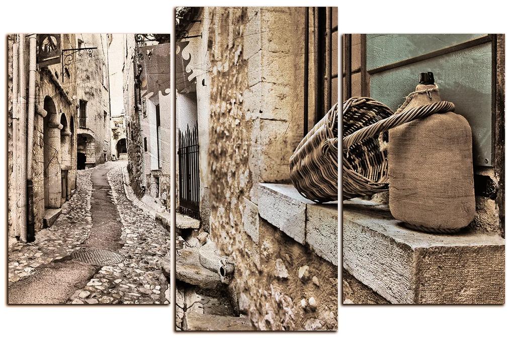Obraz na plátně - Stará středomořská ulice 1151FC (150x100 cm)