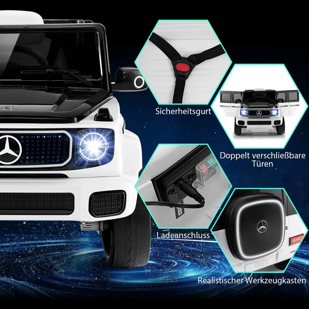 Costway Dětské elektrické auto Mercedes-Benz s 2,4 G dálkovým ovládáním