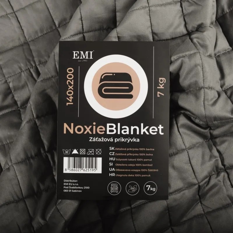 Zátěžová přikrývka NoxieBlanket 7kg 140x200 cm EMI