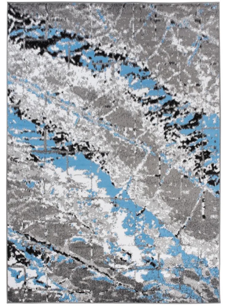 Kusový koberec PP Kevis šedomodrý 140x200cm