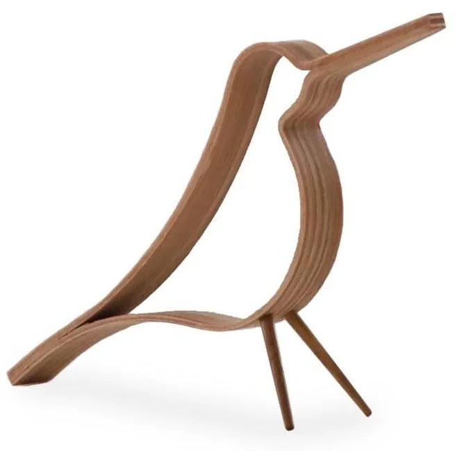 Cooee Design, Dřevěný dekorativní ptáček Woody Bird, malý | přírodní ED-01-01-OK