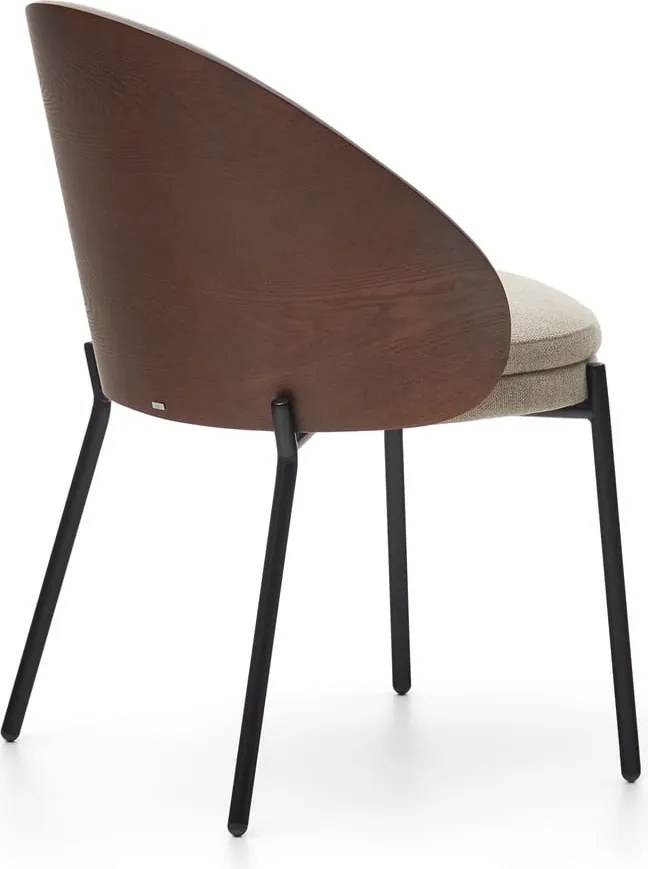 Béžové čalouněné jídelní křeslo Eamy – Kave Home