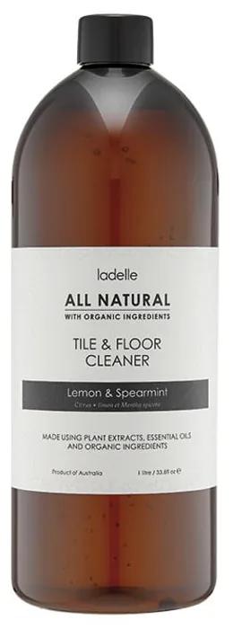 Přírodní čisticí prostředek na podlahy s vůní máty a citronu Ladelle, 1 l