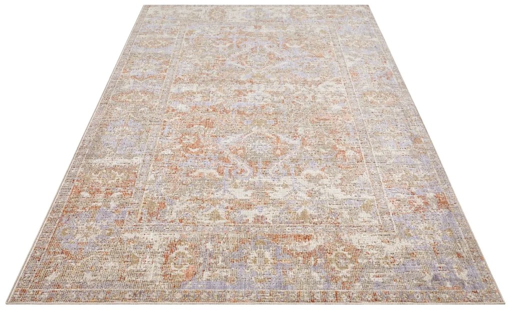 Hanse Home, Kusový koberec Cairo 105587 Port Said Cream Red – na ven i na doma, 120x170, oranžová, chodba / předsíň