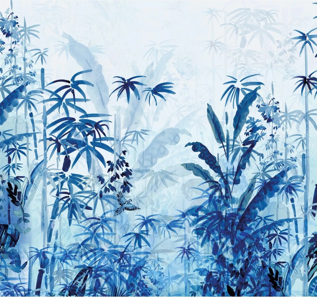 Komar Vliesová fototapeta Blue Jungle 300 x 280 cm