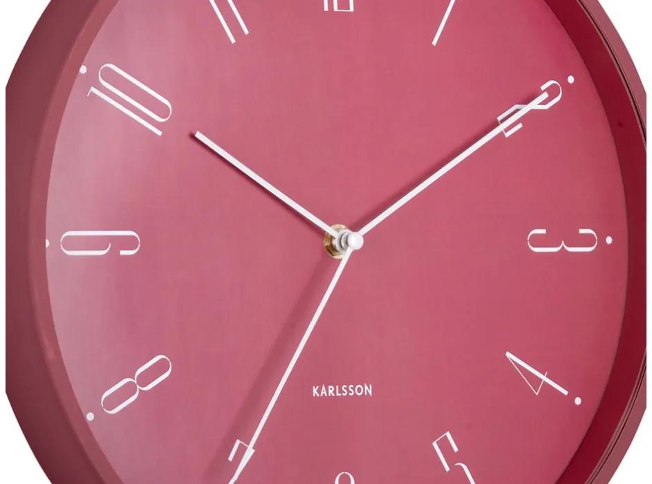 Designové nástěnné hodiny 5988RD Karlsson 30cm