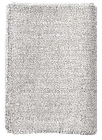 Dětská vlněná deka Tippy baby grey 65x90 CA, Klippan Švédsko Světle šedá