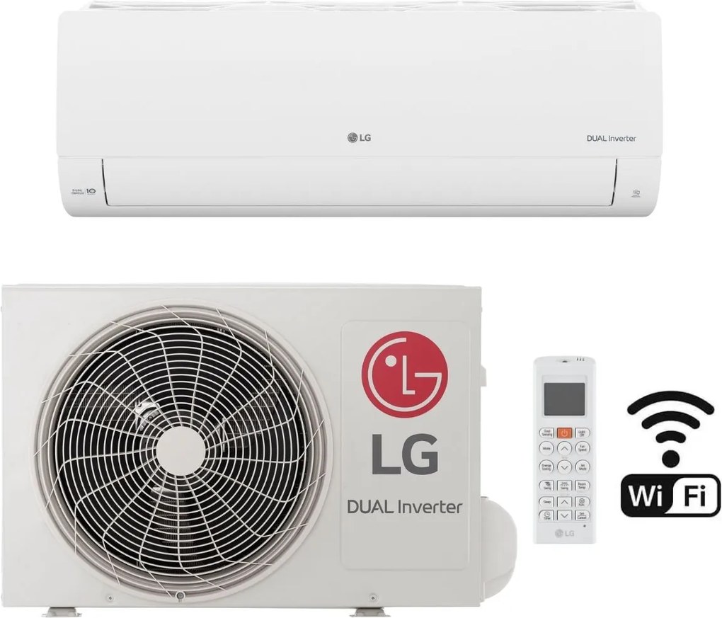 Klimatizace LG Dualcool Standard Plus 2,5 kW - sestava 1+1 včetně montáže