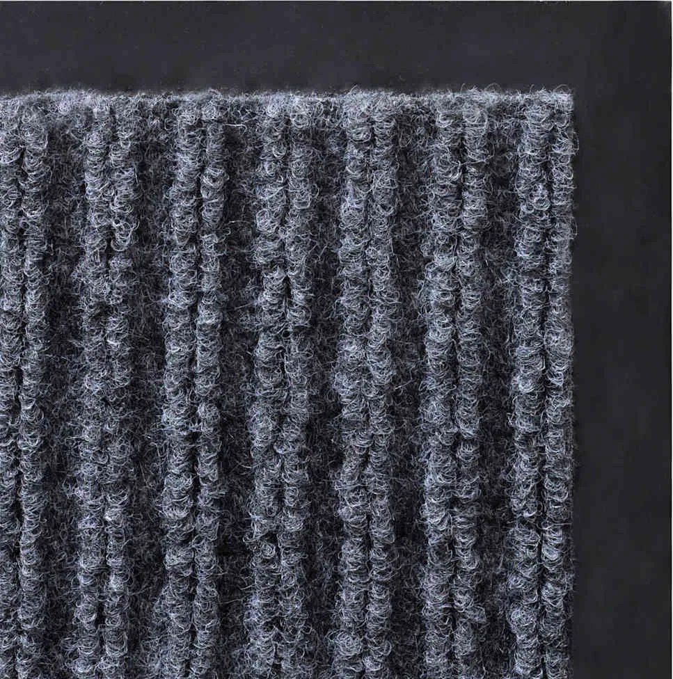 PVC rohožky 2 ks šedé 90 x 60 cm 278748