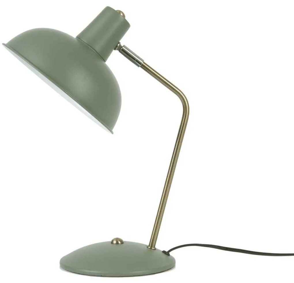 LEITMOTIV Stolní lampa Hood – zelená 37,5 cm