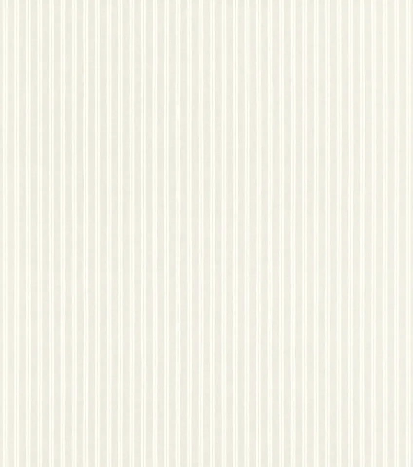 Vliesová tapeta 801811 bílá pruhovaná / Tapety na zeď Ylvie (0,53 x 10,05 m) Rasch