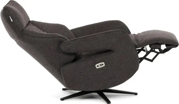 Polohovací křeslo hnědé, elektrické TV-B3973 BR2