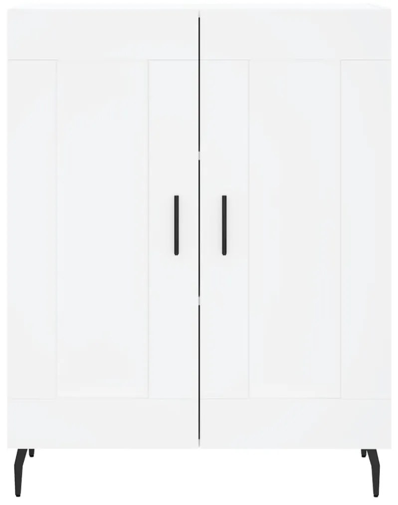 Příborník bílý 69,5 x 34 x 90 cm kompozitní dřevo - Default Title