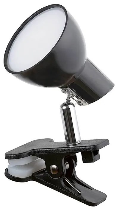 Stolní LED lampička s klipem NOAH, 5W, teplá bílá, černá Rabalux Noah 001478
