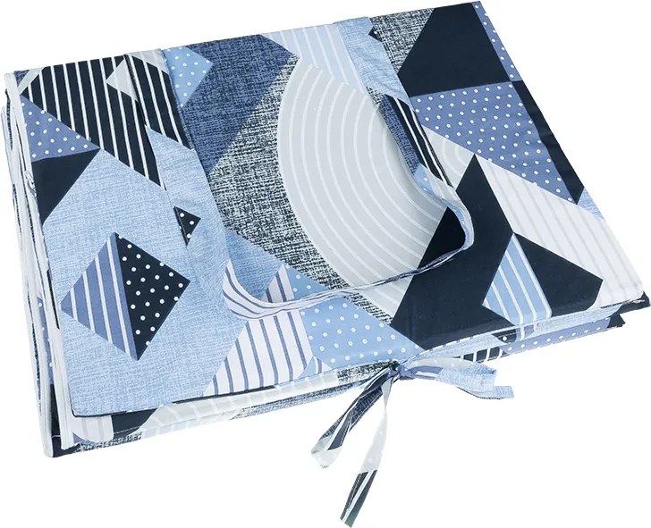 Bellatex Polstr na plážové lehátko - potah na zip Modrá 55x195 cm