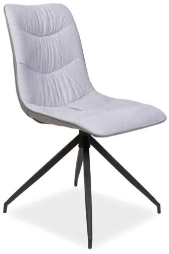 Casarredo Jídelní čalouněná židle MALUS šedá