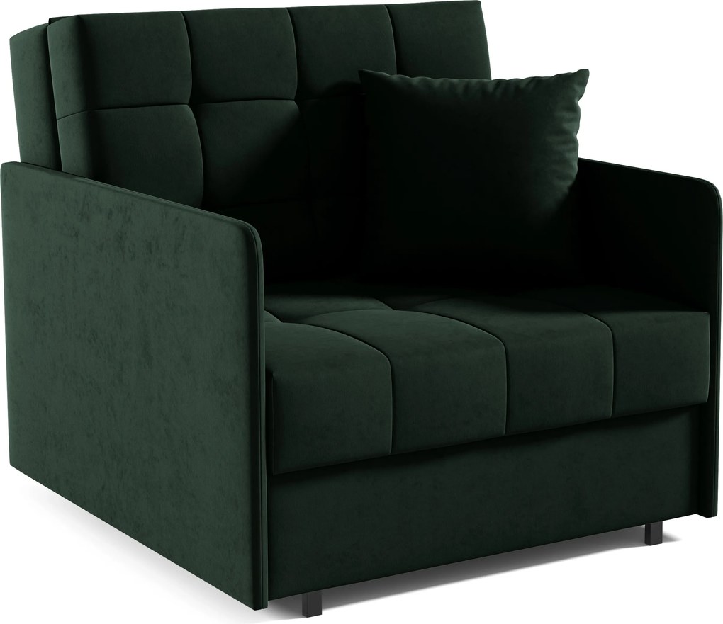 Eka Pohovka AMERYKANKA 169, 90 cm Barva látky: Světle šedá (Kronos 53)