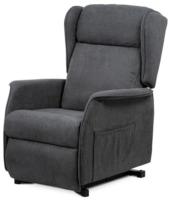 Autronic Polohovací křeslo s elekkrickým ovládáním TV-1190 Barva potahu: Šedá