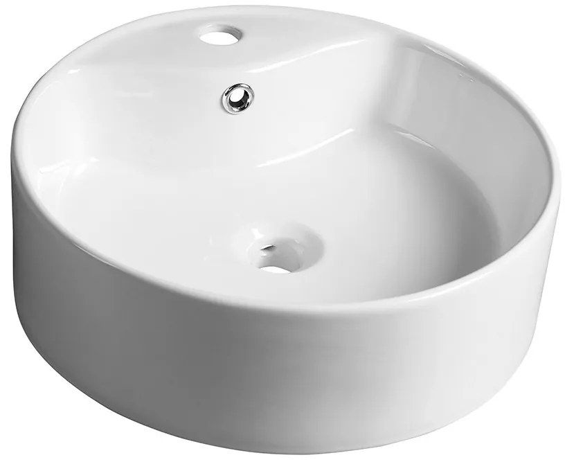 Sapho, YAKARTA keramické umyvadlo, průměr 46cm, na desku, BH7021