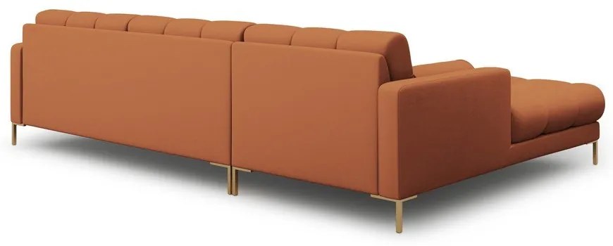 Rohová pohovka v cihlové barvě (levý roh) Bali – Cosmopolitan Design