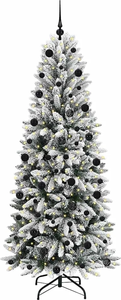 Umělý vánoční stromeček Bílá 210 cm PVC, plast, ocel a PE 3396058