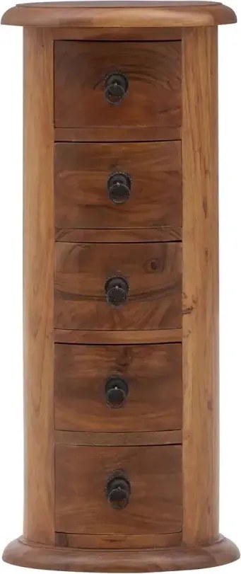 furniture-nabytek.cz - Kulatá skříňka Meridan akácie