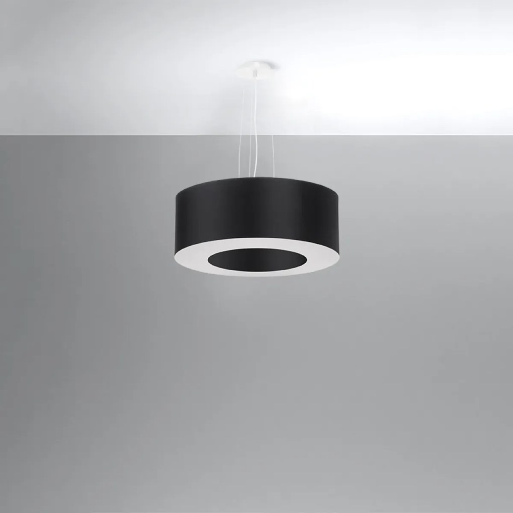 Sollux Lighting Lustr SATURNO 50 černý