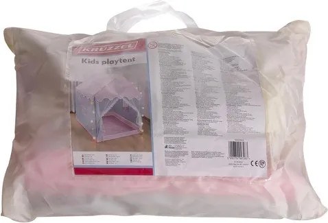 Dětský stan s LED osvětlením Kruzzel 22653 růžový