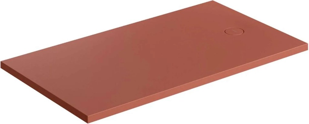 OMNIRES Aquarock M+ - Sprchová vanička 80x140 cm, červená AQUAROCK80-140TE