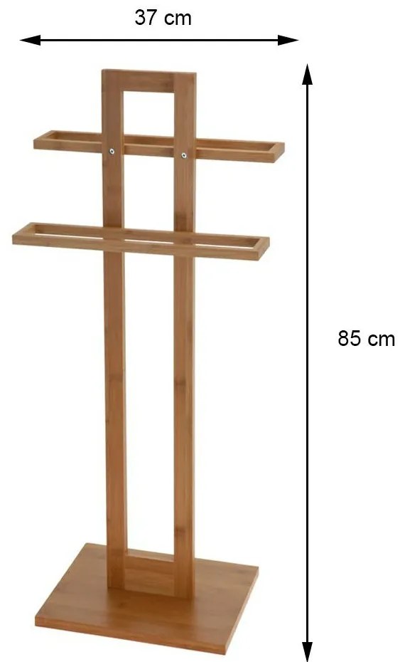 Stojan na ručníky Bamboo 2, bambus