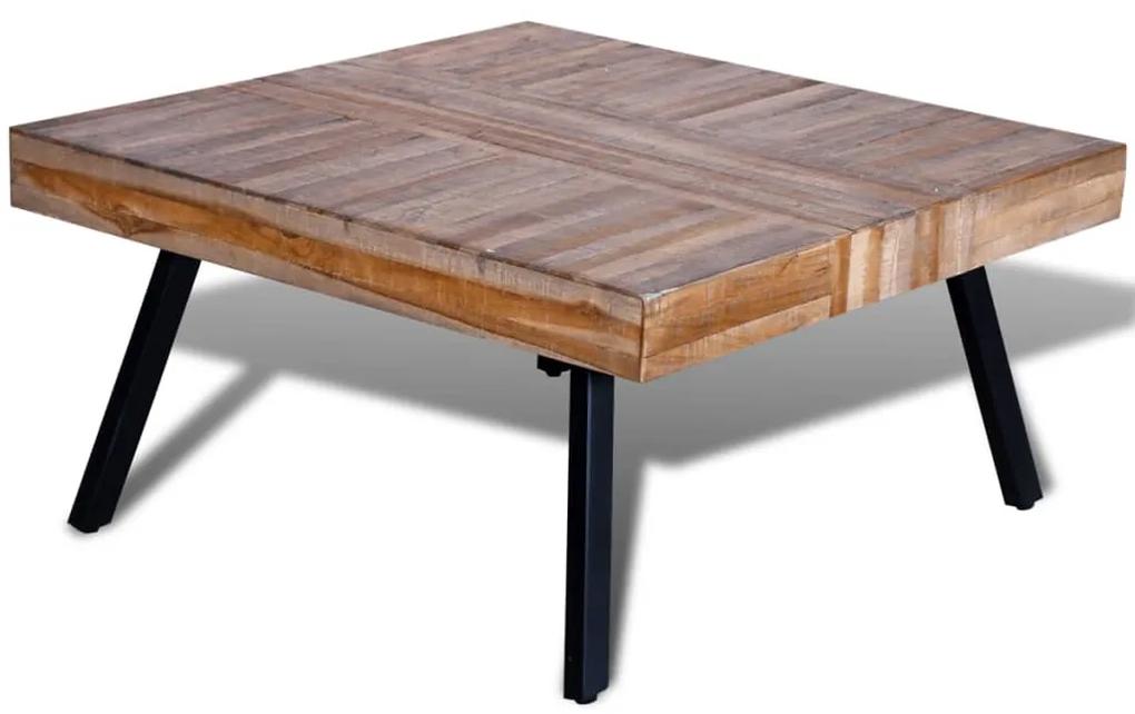Konferenční stolek čtvercový regenerovaný teak,  241706