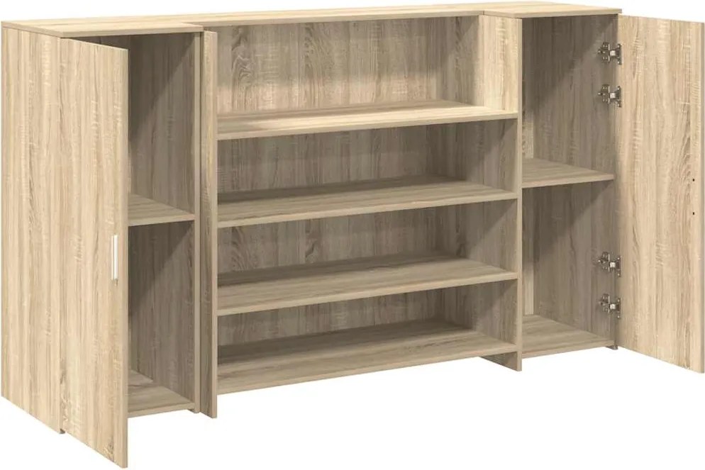 Recepční stůl dub sonoma 180x50x103,5 cm kompozitní dřevo 3324171