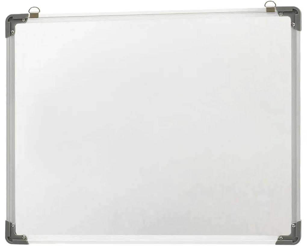 Bílá magnetická tabule stíratelná za sucha 70 x 50 cm ocel