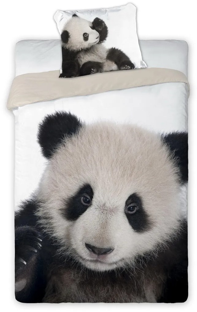 Faro Povlečení Panda - 140x200, 70x80, 100% bavlna