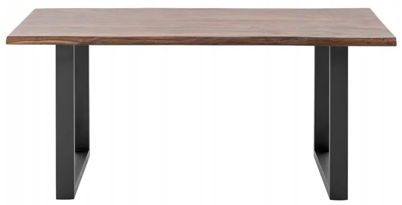 Jídelní stůl z palisandru 140x90 Bollywood černé nohy