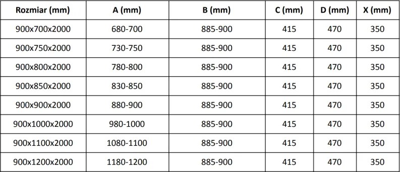 Mexen Velar, sprchový kout s posuvnými dveřmi 90(dveře) x 110(stěna) cm, 8mm čiré sklo, měděná matná, 871-090-110-01-65