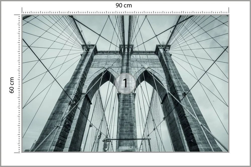 Fototapeta Brooklynský Most Vliesová tapeta 104x70.5