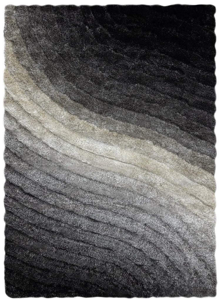 Dywany Łuszczów, Kusový koberec Flim 006-B1 grey, 80x150, šedá, ložnice